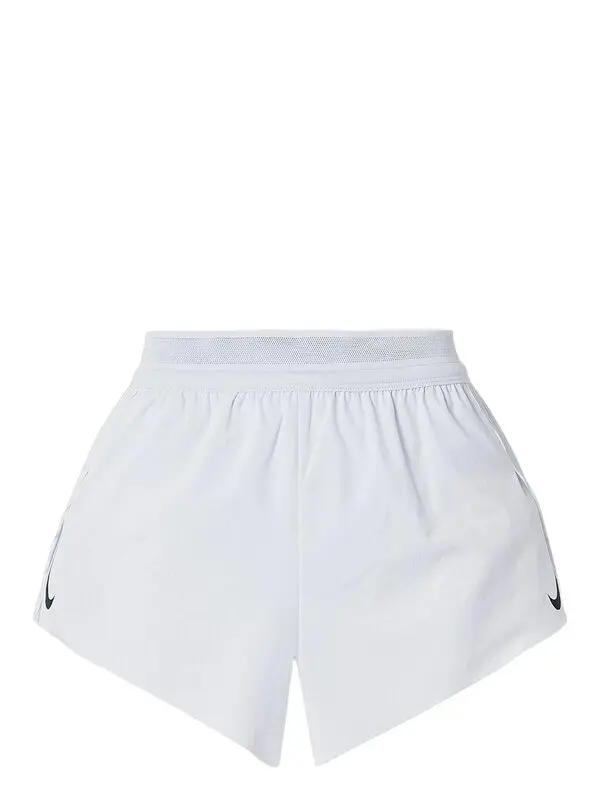 Nike Aeroswift Plissé Stretch-shell Shorts - Lilac