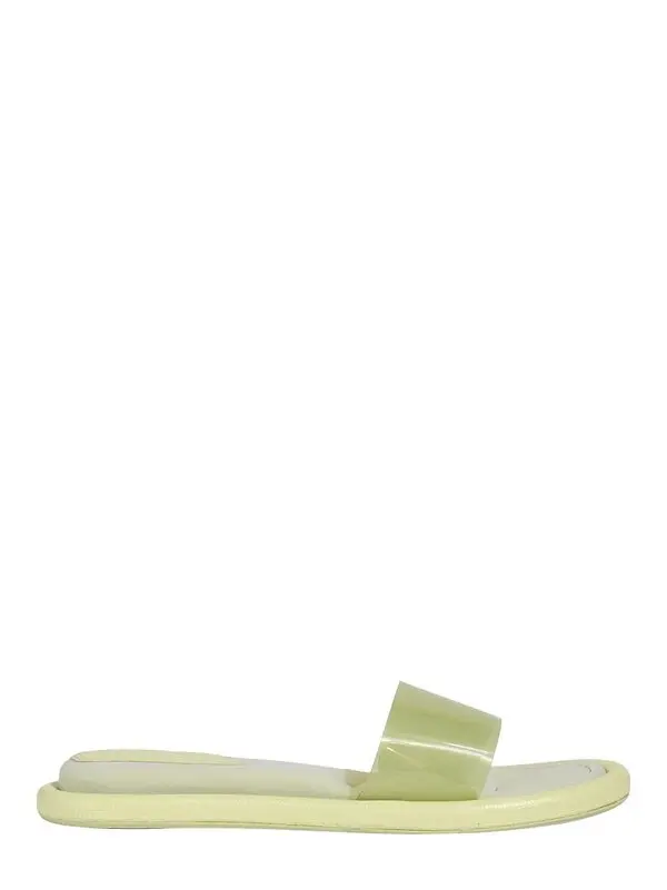 Cult Gaia Pvc Aldari Slides - Light Green