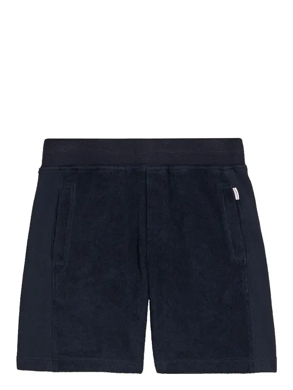 Orlebar Brown Afador Cotton-terry Shorts - Navy
