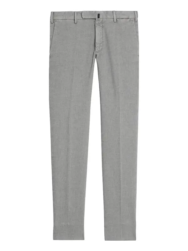 SLOWEAR Incotex Cotton-blend Twill Pants - Gray