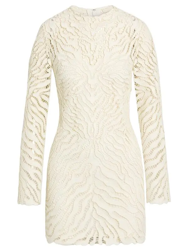 Simkhai Corded Lace Mini Dress - Ivory