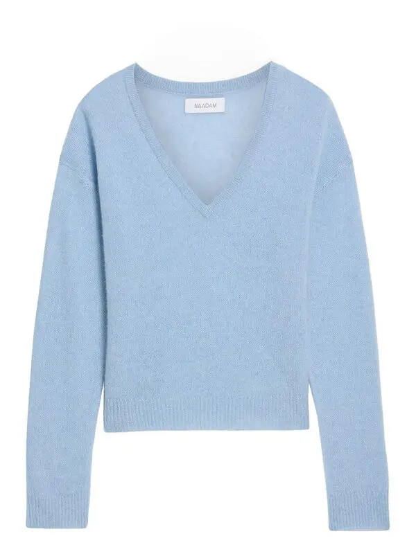 Naadam Cashmere Sweater - Light Blue