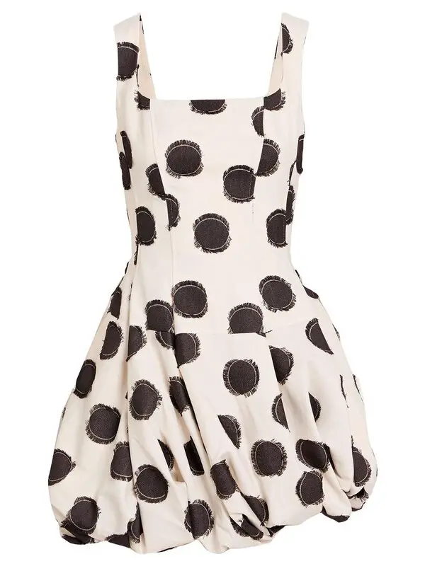 Simkhai Juni Polkadot Fil Coupé Mini Dress - Off-white