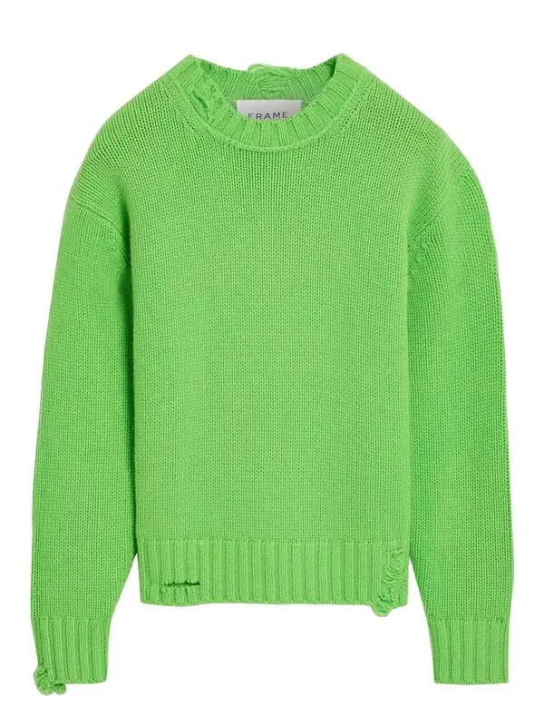 FRAME Cashmere Sweater - Bright Green