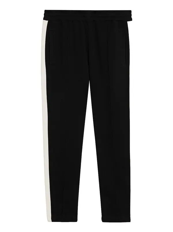 Dunhill Striped Cottonjersey Sweatpants - Black