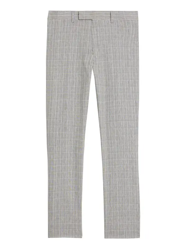 Dunhill Slim-fit Prince Of Wales Checked Pants - Gray