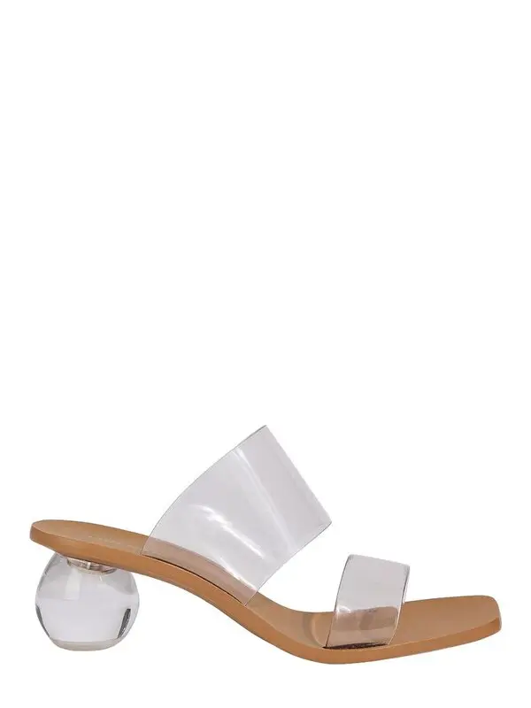 Cult Gaia Jila Pvc Mules - Clear