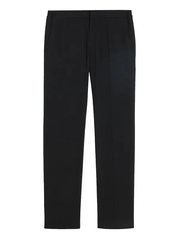 Sandro Slim-fit Woven Trousers - Black