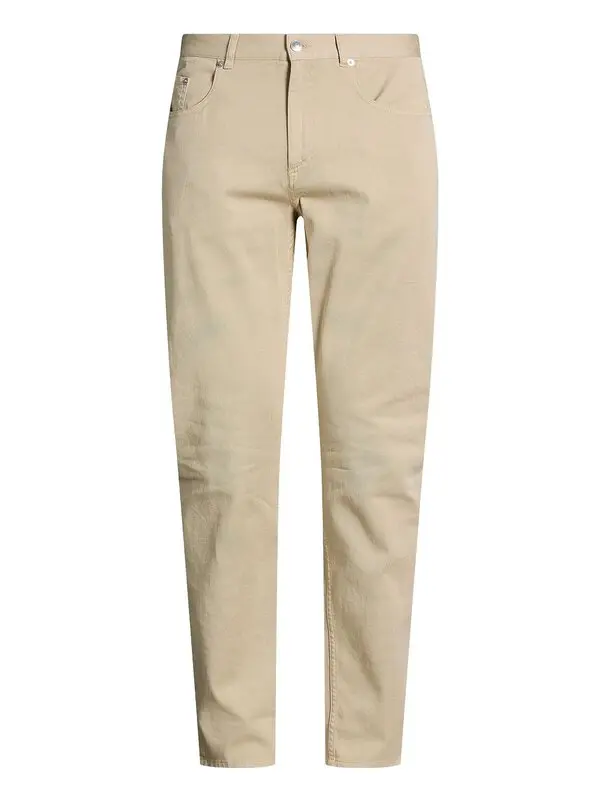 Frescobol Carioca Columbo Cotton-blend Twill Pants - Beige