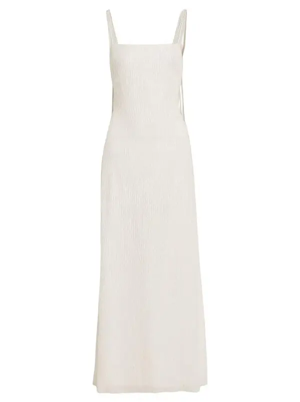 Gabriela Hearst Avebury Silk-jacquard Maxi Dress - Ivory
