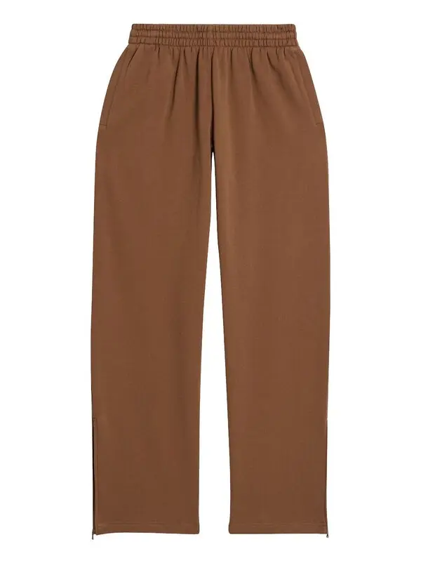 Wardrobe.NYC French Cotton-terry Track Pants - Brown