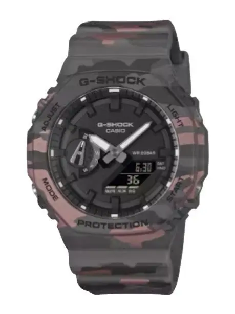 Casio G-shock Analog-digital 2100 Series Watch - Carbon/bio/based Resin