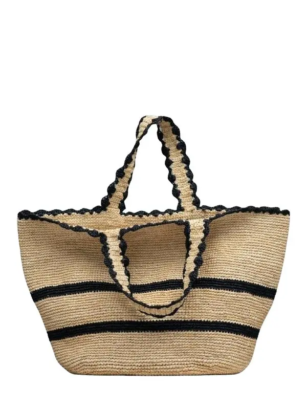 INDEGO AFRICA Odette Beach Mini Tote - Black
