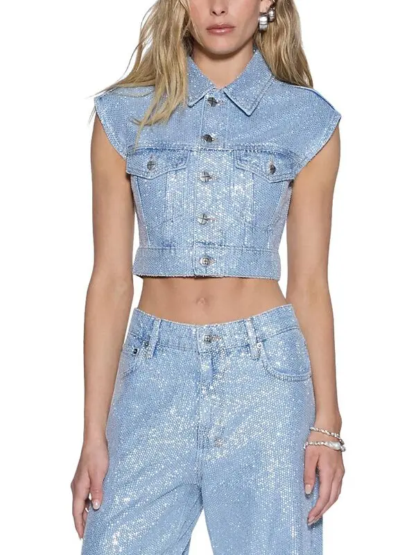 Ksubi Trucker Vest - Denim