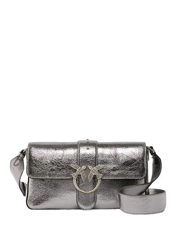 Pinko Love One Classic Slouchy Leather Shoulder Bag - Ieho