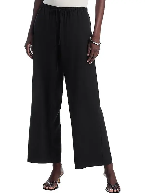 SINGLE THREAD Tie Front Pants - Black