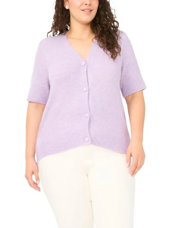 Halogen Elbow Sleeve Cardigan - Soft Lavender