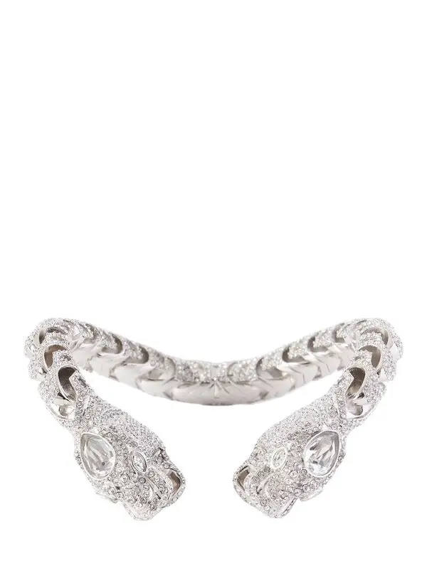 Gucci Dionysus -tone And Crystal Cuff - Silver