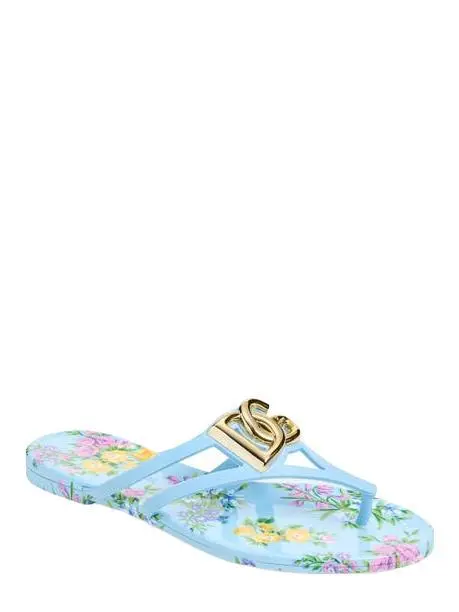 Dolce & Gabbana Logo Flip Flop - Fiorellini F.celeste