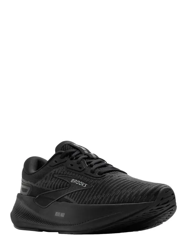 Brooks Revel Max Running Shoe - Black/black/ebony