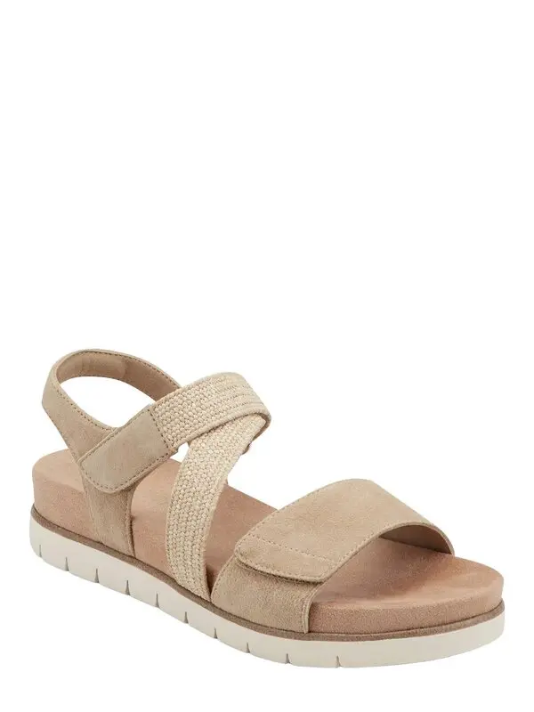 Easy Spirit Hillary Ankle Strap Sandal - Light Natural