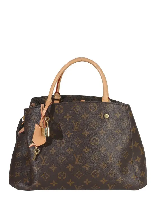LOUIS VUITTON Monogram Canvas Montaigne Mm - Brown