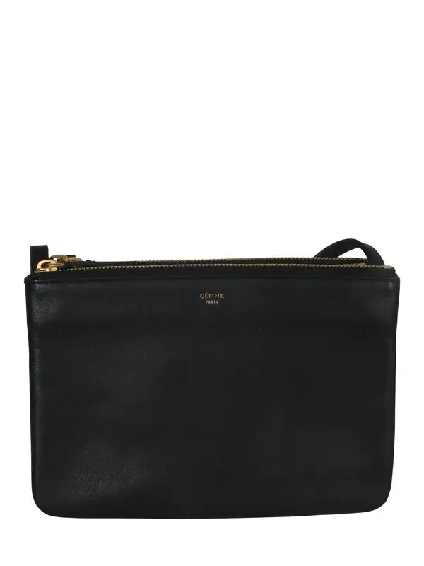 Celine Trio Crossbody Bag - Black
