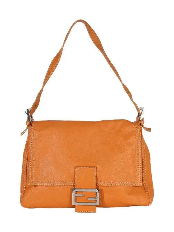 Fendi Vintage Leather Mama Baguette - Orange