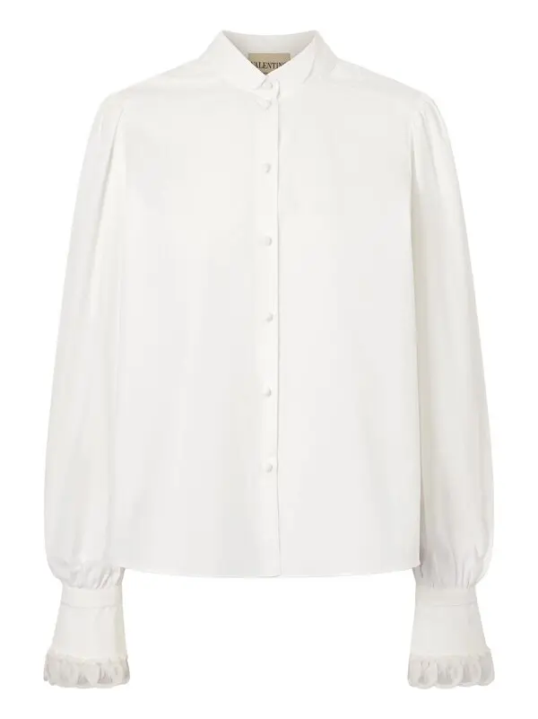 Valentino Garavani Cotton-poplin Shirt - White