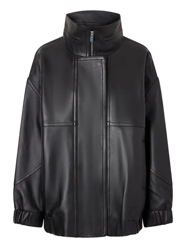 Theory Leather Jacket - Black