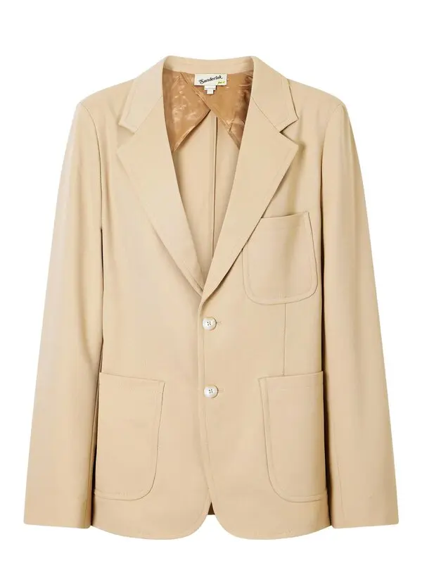 SANDERLAK Twill Blazer - Neutrals