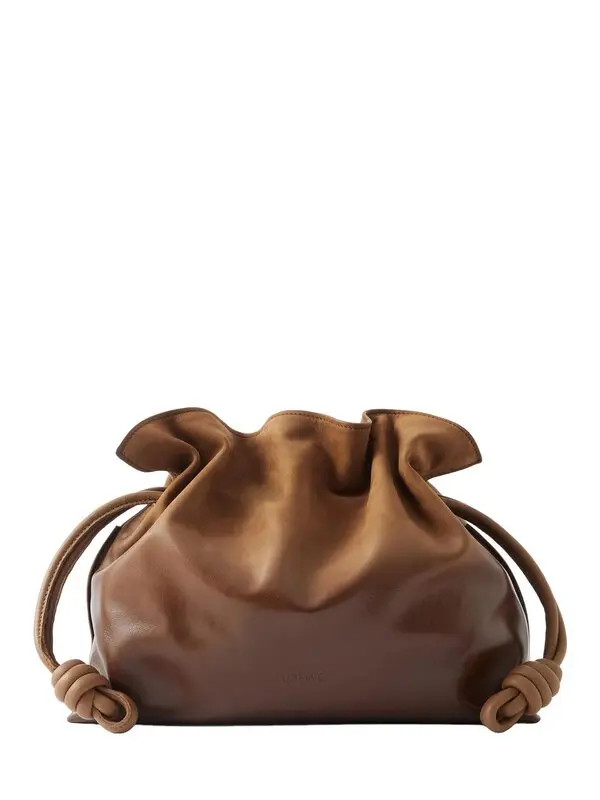 Loewe Flamenco Medium Dégradé Clutch - Brown