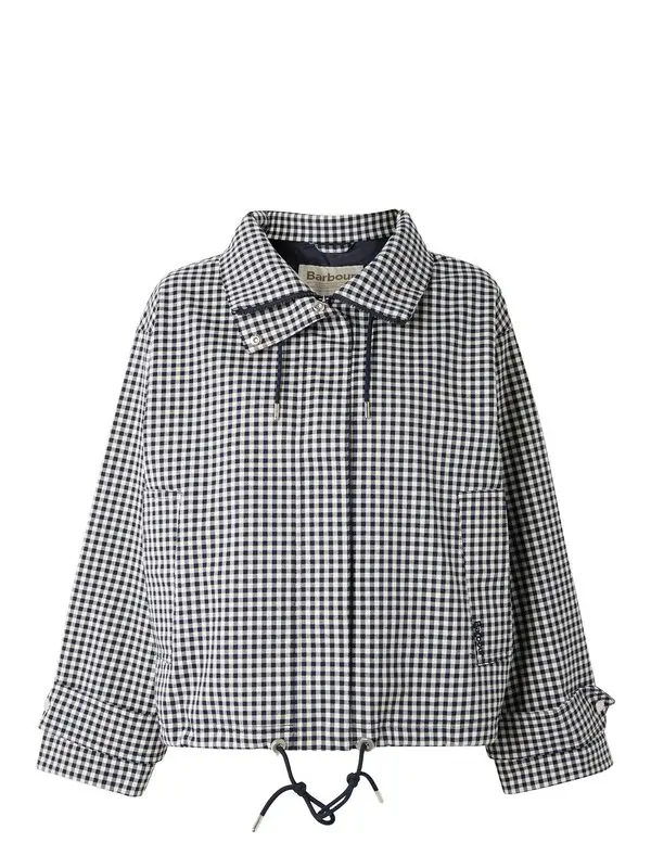 Barbour Bronwyn Gingham Twill Jacket - Blue