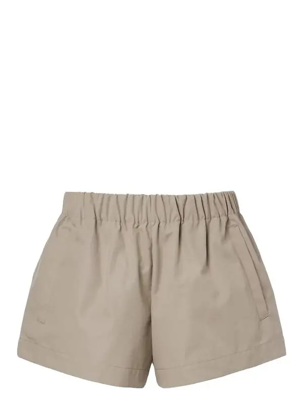 Wardrobe.NYC Cotton-blend Shorts - Beige