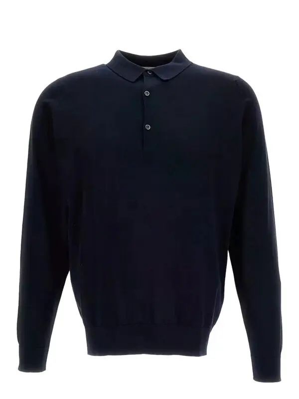 John Smedley Bradwell Polo Shirt - Blue