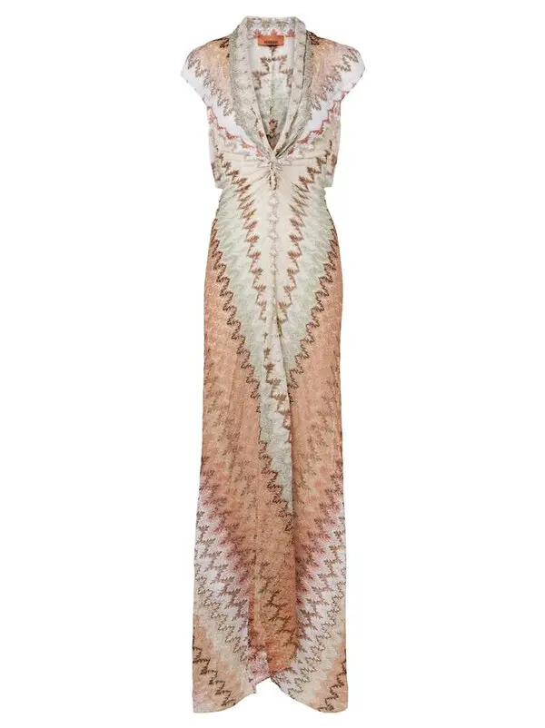 Missoni Lamé Maxi Dress - Multicoloured