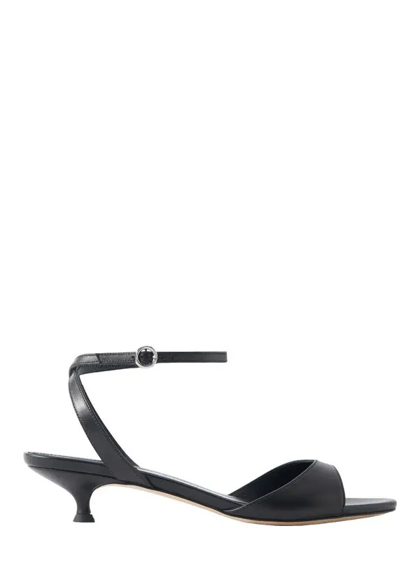 AeydĒ Zelia Leather Sandals - Black