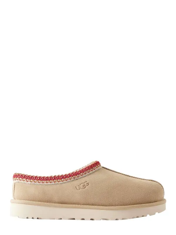 UGG Tasman Ii Shearling-lined Suede Slippers - Beige