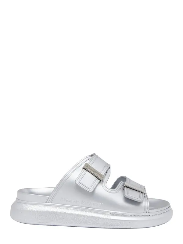 Alexander McQueen Hybrid Slides - Silver