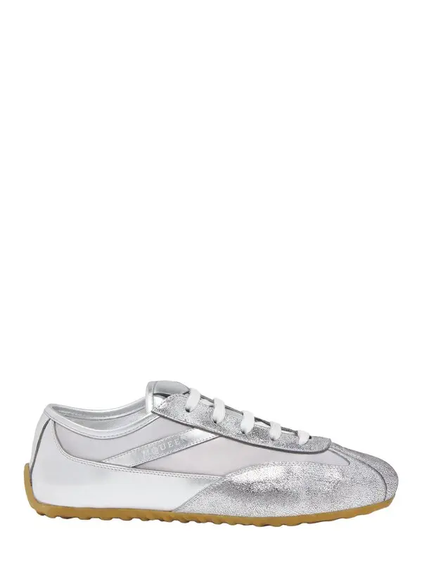Alexander McQueen Boxe Sneakers - Silver