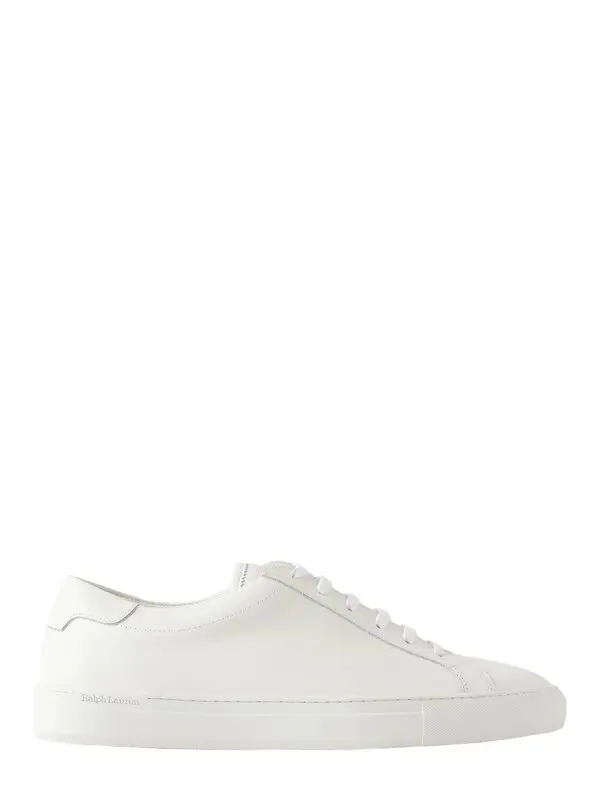 Polo Ralph Lauren Jermain Leather Sneakers - White
