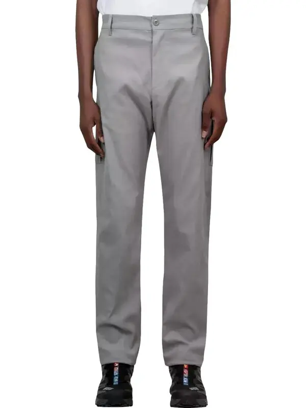 C.P. COMPANY Logo-patch Cargo Trousers - Grey