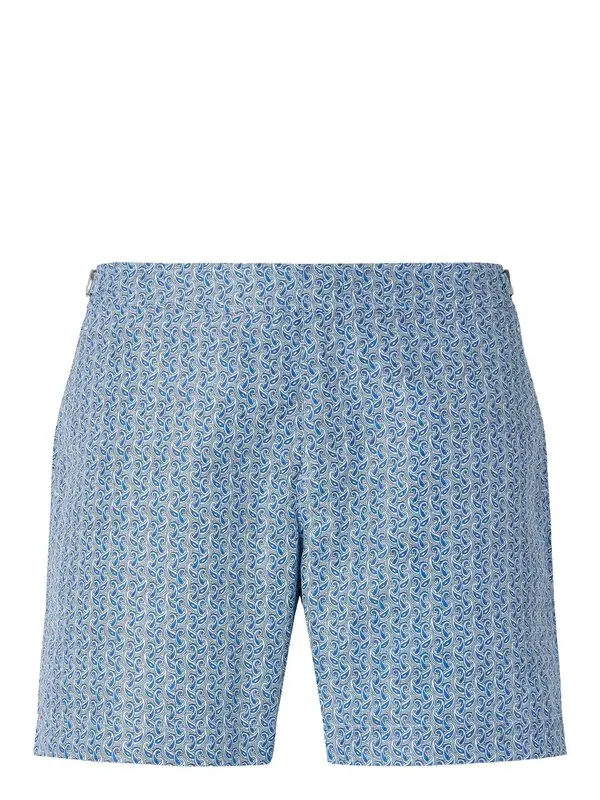 Orlebar Brown Bulldog Fate Printed Swim Shorts - Blue