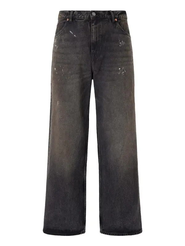 Our Legacy Vast Cut Wide-leg Jeans - Black