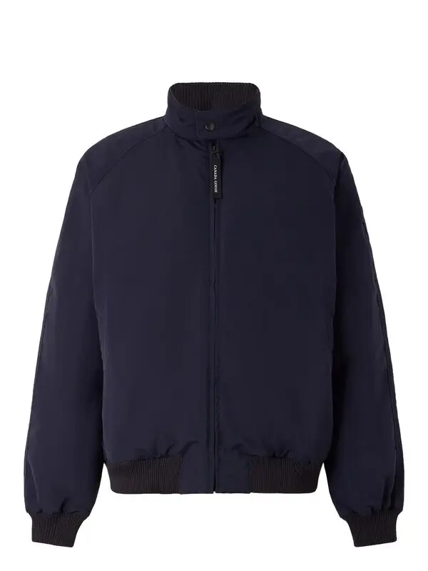 Dries Van Noten Striped Cotton Blouson Jacket - Blue