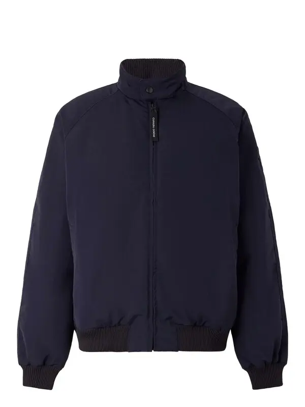Canada Goose Striped Cotton Blouson Jacket - Navy
