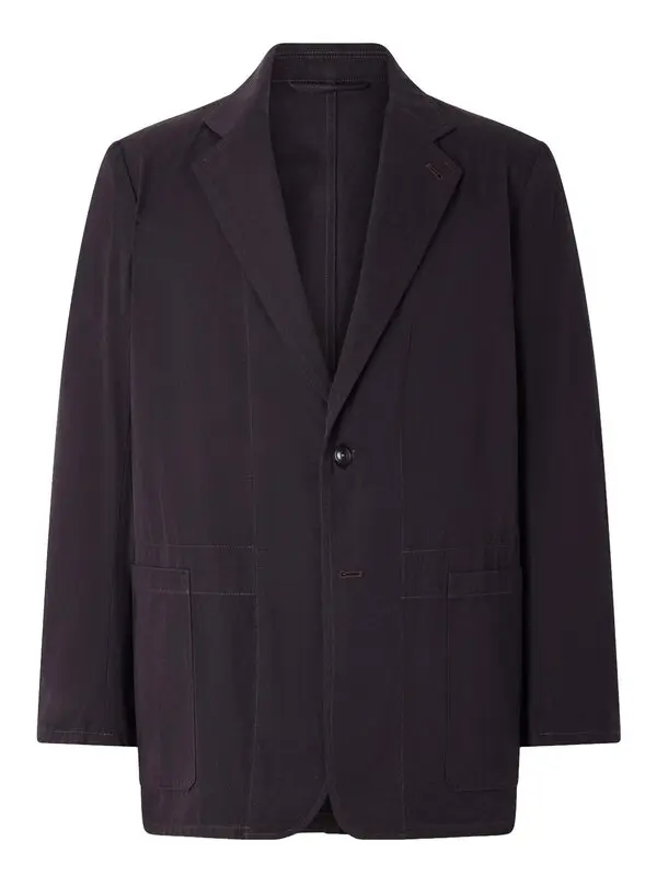 KAPTAIN SUNSHINE Take Easy Cotton Blazer - Blue