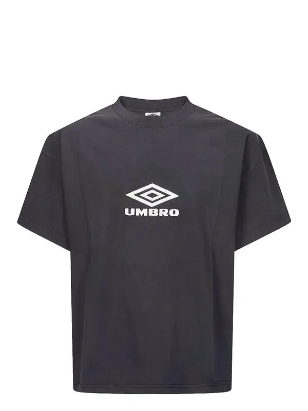 UMBRO Logo-embroidered Logo T-shirt - Grey