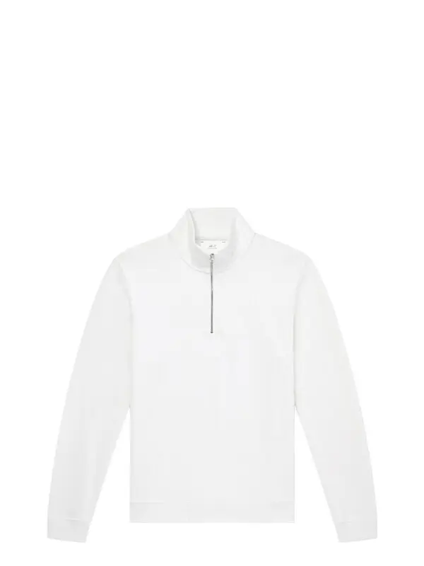 Mr P. Cotton Zip-up Sweater - Neutrals