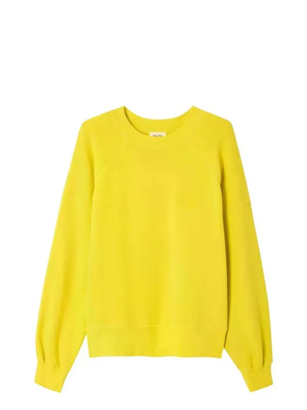 American Vintage Atubay Long-sleeved Sweatshirt - Yellow